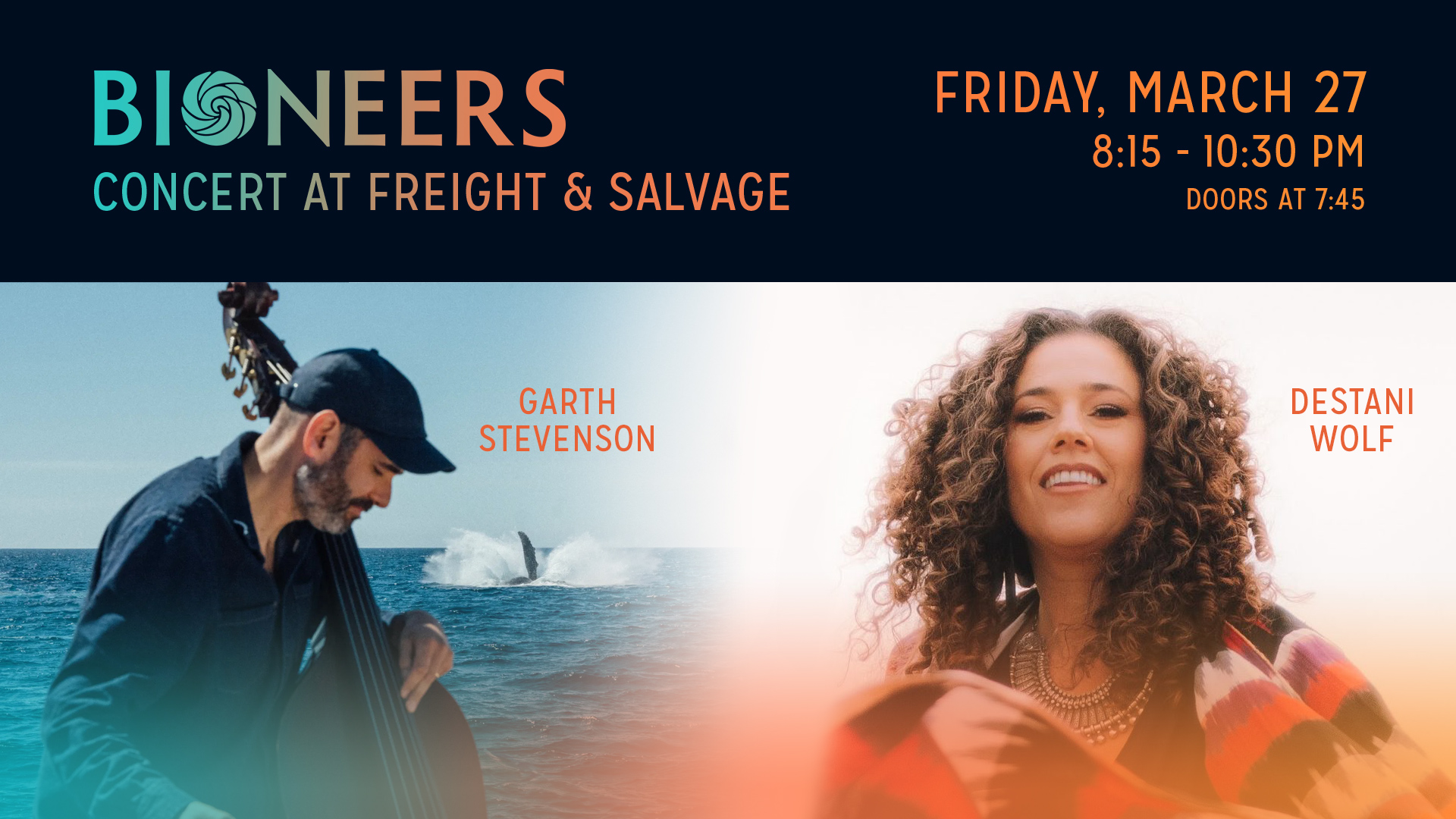 Bioneers Concert: Garth Stevenson & Destani Wolf | The Freight
